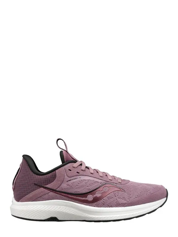 Saucony Freedom Haze Black Athletic Sneakers - Purple