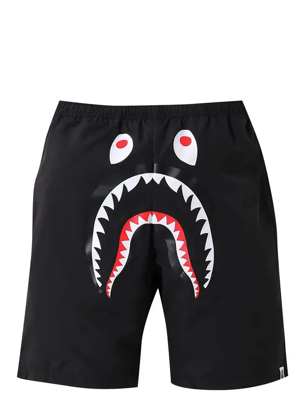 BAPE Shark Beach Shorts - Black