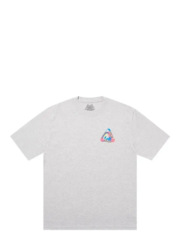 PALACE I Don't Skate On A Sunday T-shirt Marl - Grey