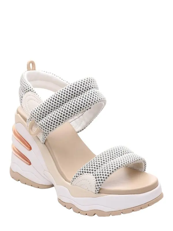 Ash Cosmos Wedge Sandal - Eggnog