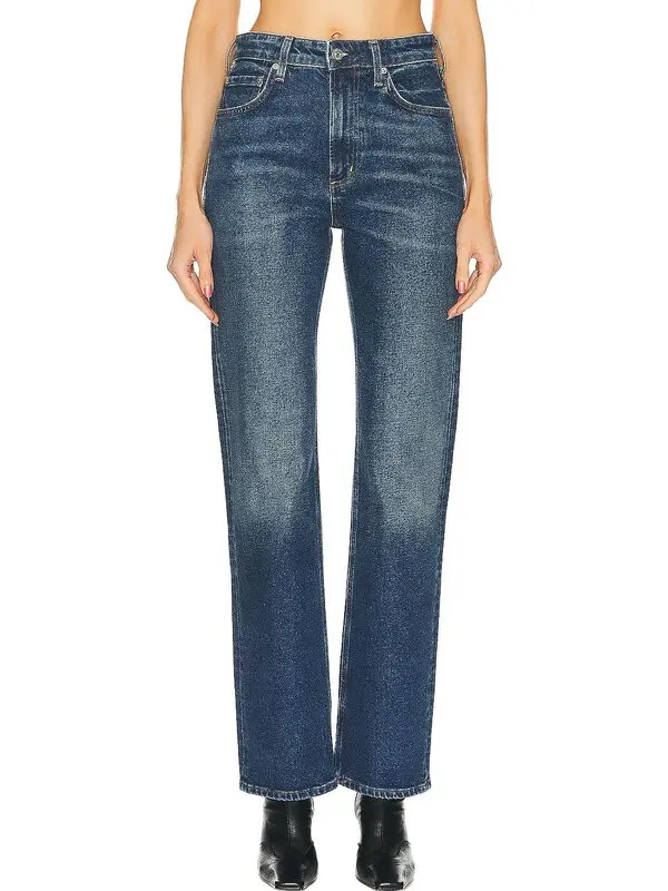 Citizens Of Humanity Zurie Straight Leg Jeans - Garnish