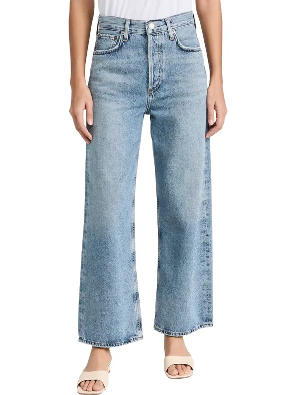 AGOLDE High-rise Wide-leg Jeans - Disclosure