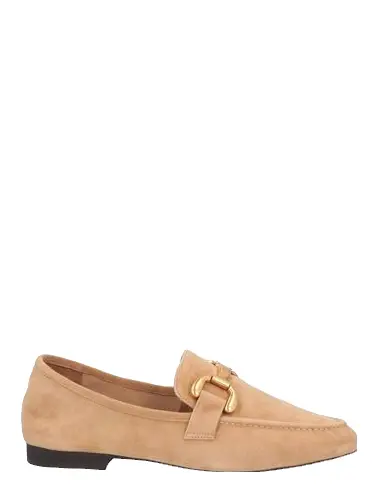 BIBI LOU Leather Loafers - Beige