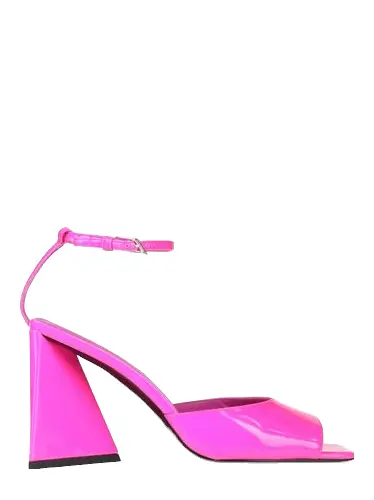 Attico Buckled Sculpted Heel Sandals - Pink