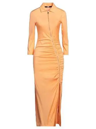 Karl Lagerfeld Jersey Maxi Shirt Dress - Mandarin
