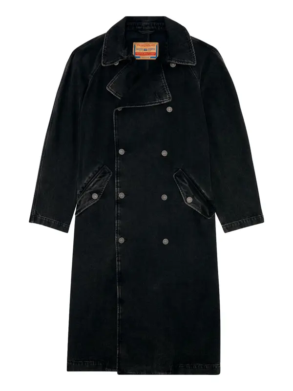 DIESEL® D-delirious-d Denim Coat - Black