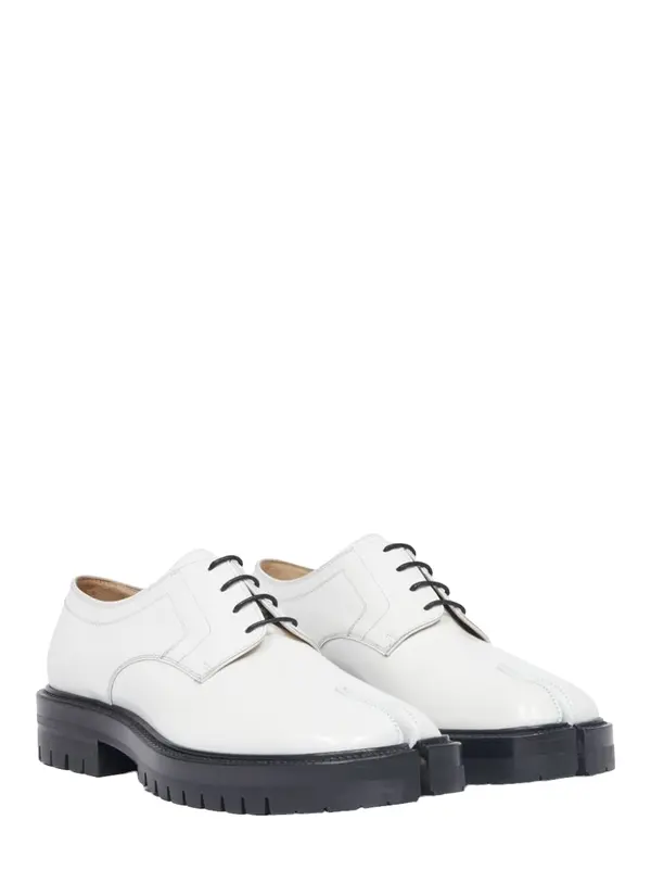 MAISON MARGIELA Tabi Lace-up Derby Shoes - White
