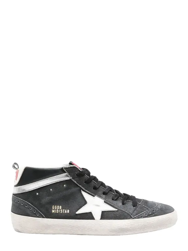 Golden Goose Mid Star Sneakers - Black