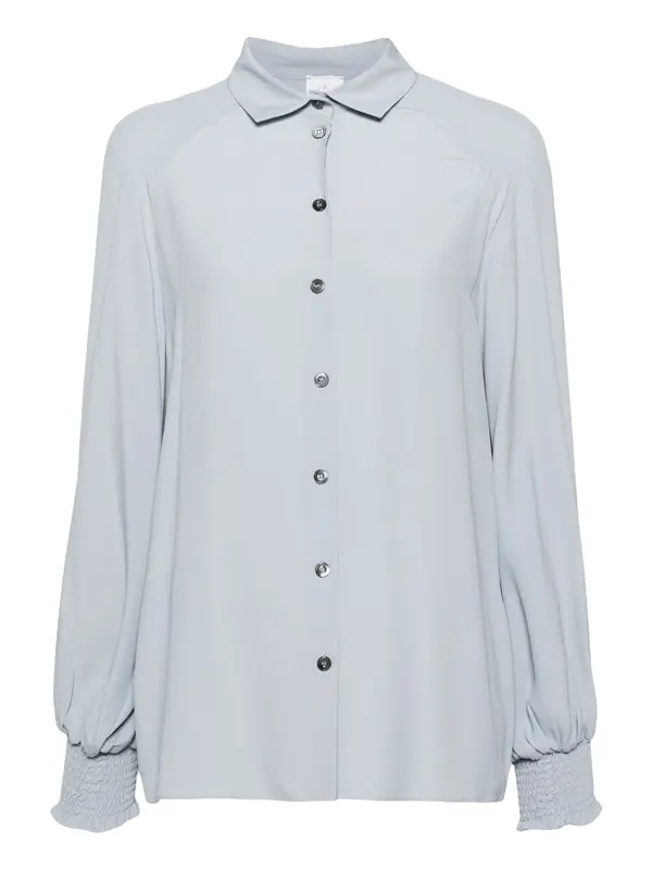 Eleventy Long-sleeved Shirt - Blue