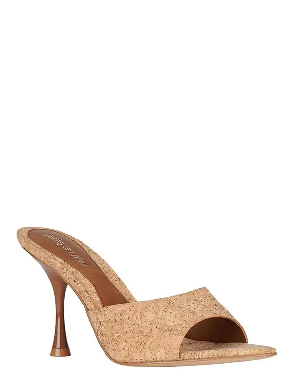Jeffrey Campbell Agent High Heel Slides - Cork