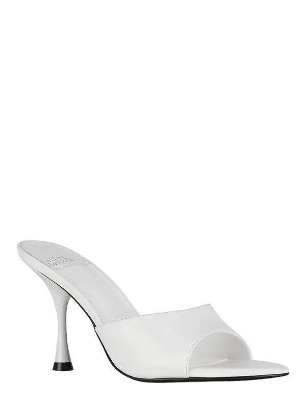 Jeffrey Campbell Agent High Heel Slides - White
