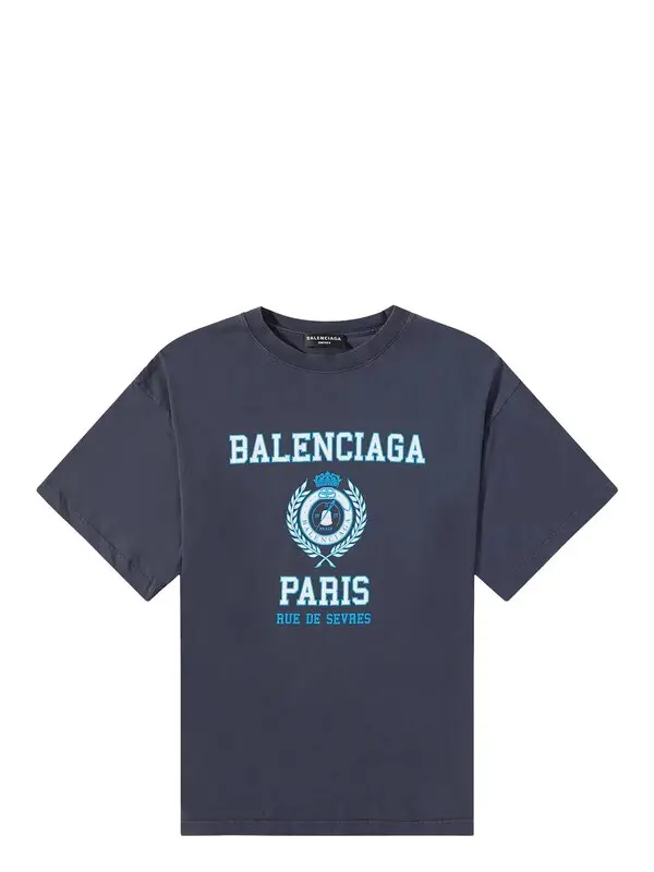 Balenciaga T-shirt 'marine - Blue