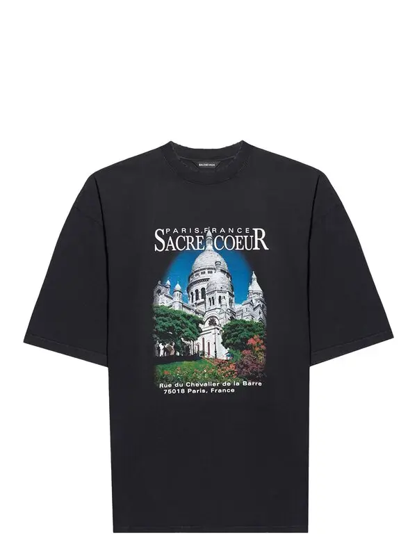 Balenciaga Sacré Cœur T-shirt - Black