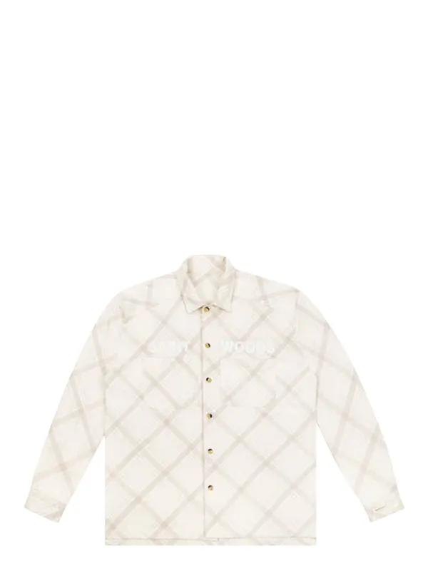 SAINTWOODS Unlined Flannel 'bone - White