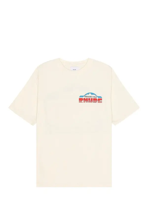 Rhude Paradiso Rally Tee - White