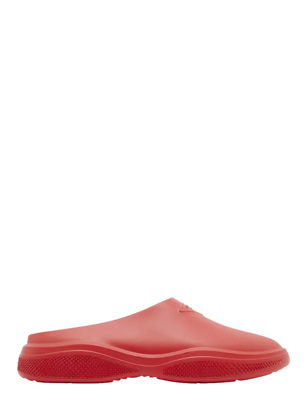 Prada Foam Rubber Mules - Red