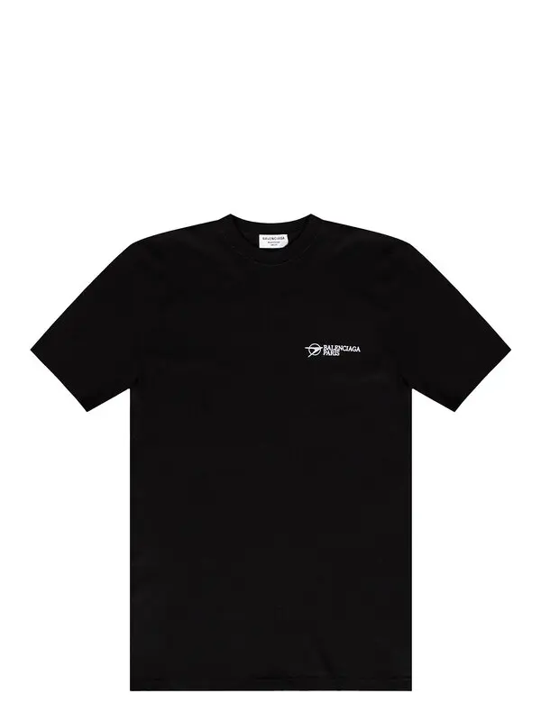 Balenciaga Paris T-shirt - Black