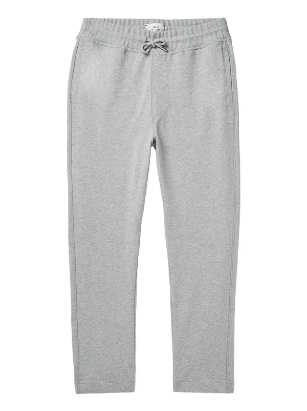 Mr P. Tapered Cotton-jersey Sweatpants - Gray
