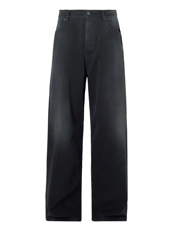 Balenciaga Wide-leg Jeans - Black
