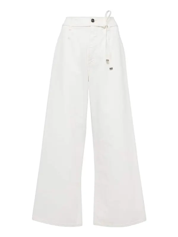 Etro High-rise Wide-leg Jeans - White