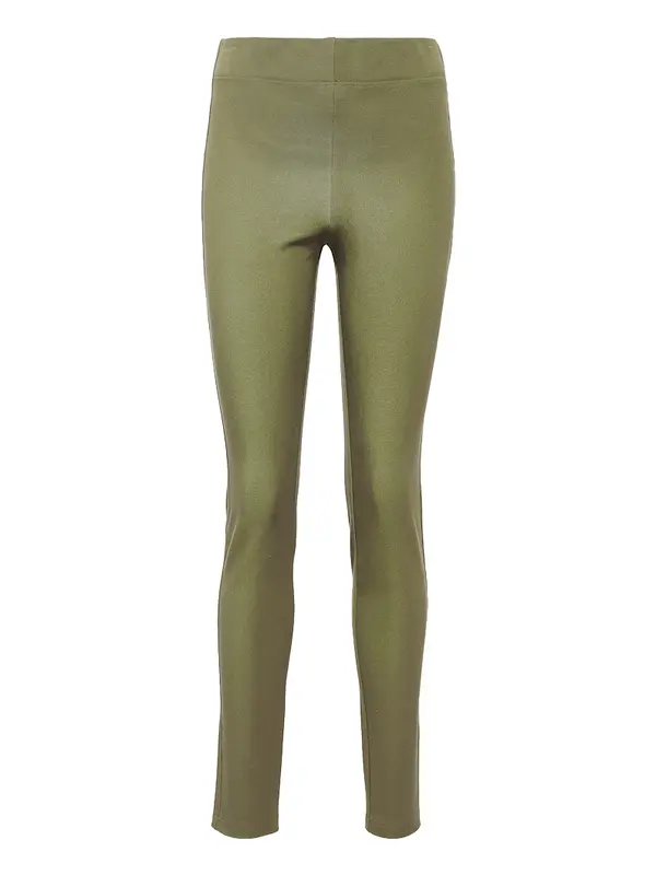 JOSEPH Mid-rise Gabardine Leggings - Green