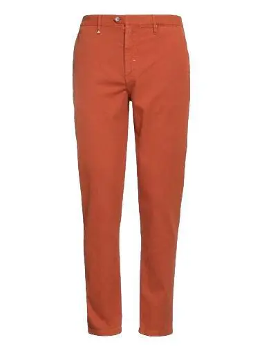 BERNA Pants Rust Size Cotton, Elastane - Red