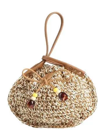 ZANELLATO Raffia Bucket Bag - Beige