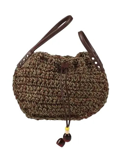 ZANELLATO Raffia Bucket Bag - Brown