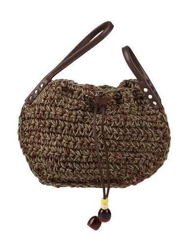ZANELLATO Raffia Bucket Bag - Brown