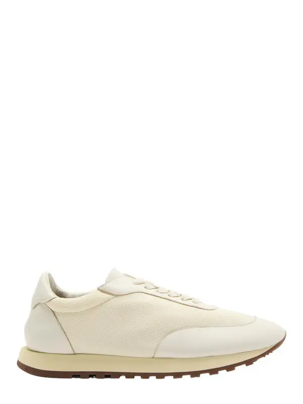 THE ROW Owen Panelled Sneakers - White