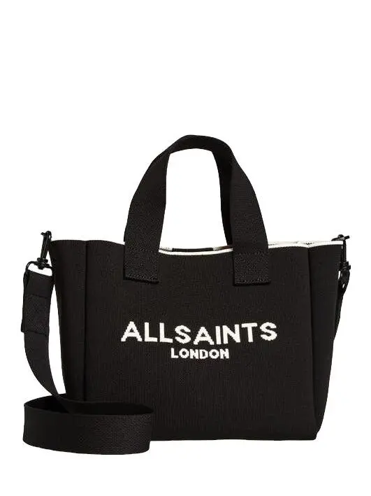 ALLSAINTS Mini Izzy Recycled Polyester Tote - Black