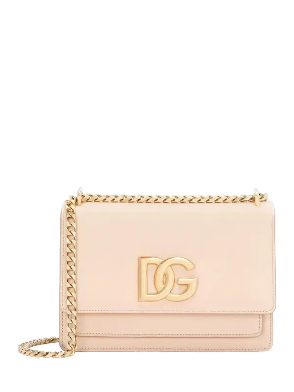 Dolce & Gabbana Leather Crossbody Bag - Pink