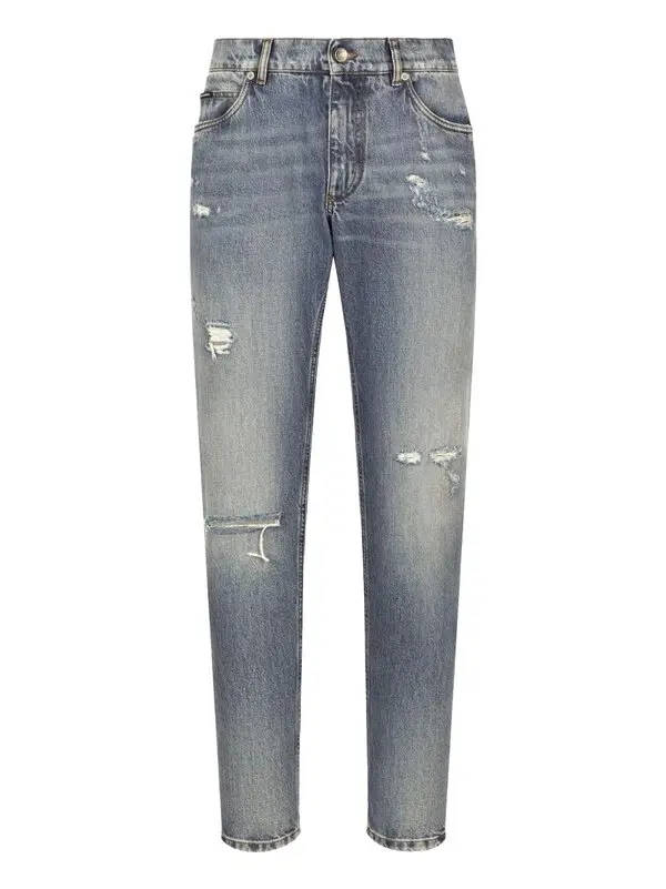 Dolce & Gabbana Straight-leg Jeans - Blue
