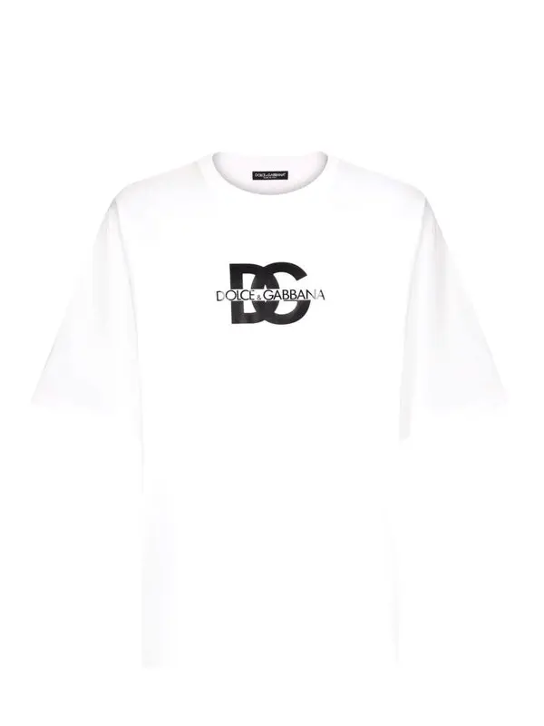 Dolce & Gabbana Logo-print Cotton T-shirt - White