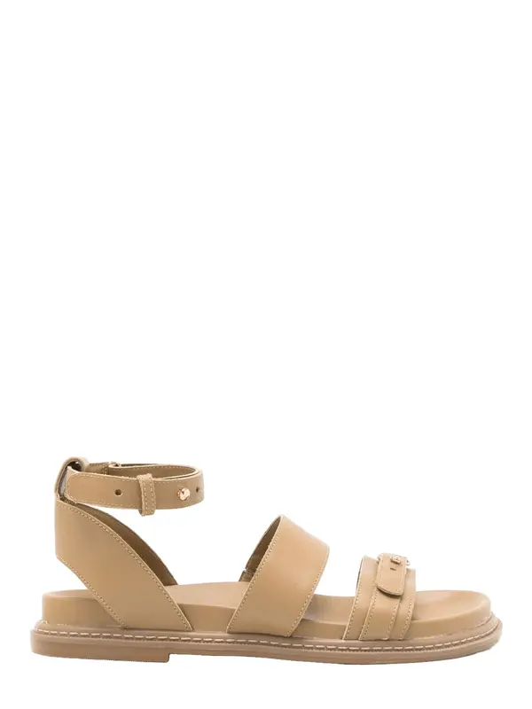 LENNY NIEMEYER Ankle-strap Leather Sandals - Neutrals