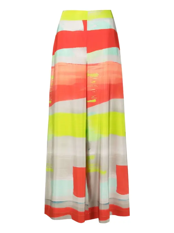 LENNY NIEMEYER Canvas Wide-leg Trousers - Multicolour