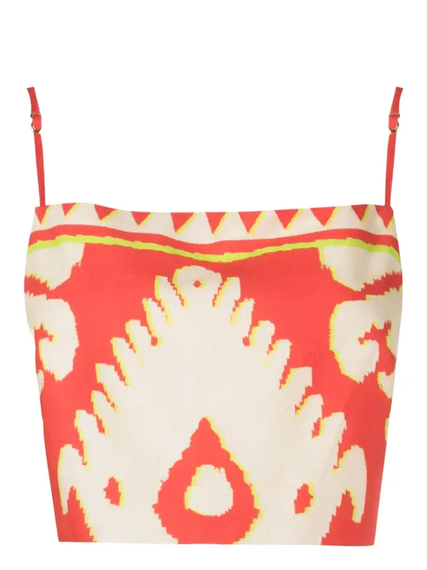 LENNY NIEMEYER Turquia Cropped Top - Red