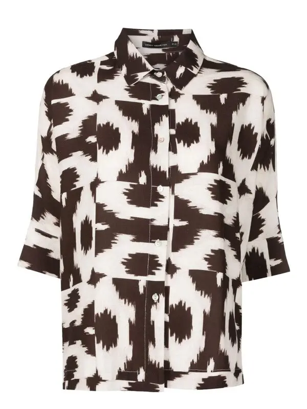 LENNY NIEMEYER Puglia Button-up Shirt - Brown