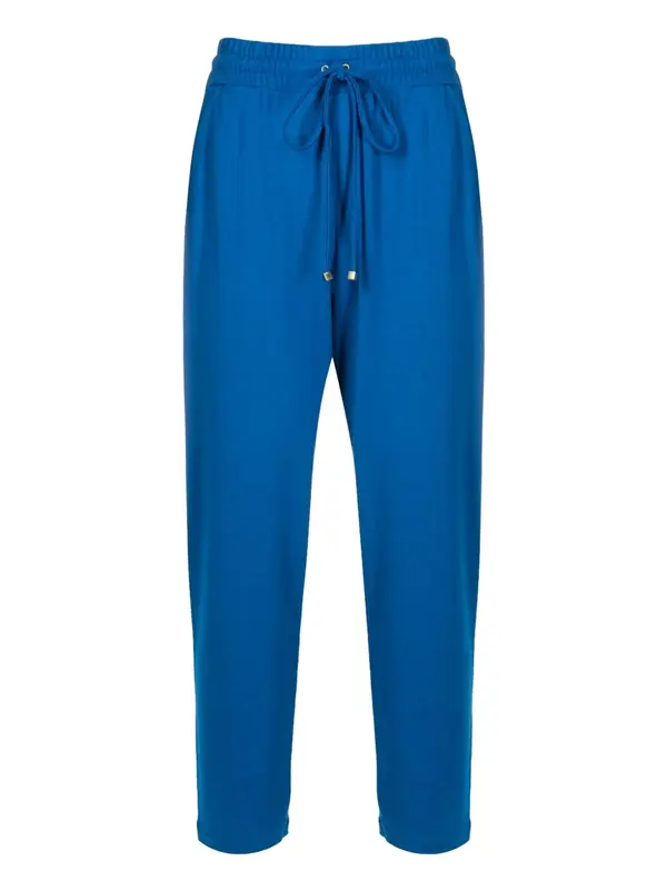 LENNY NIEMEYER Drawstring Cropped Trousers - Blue