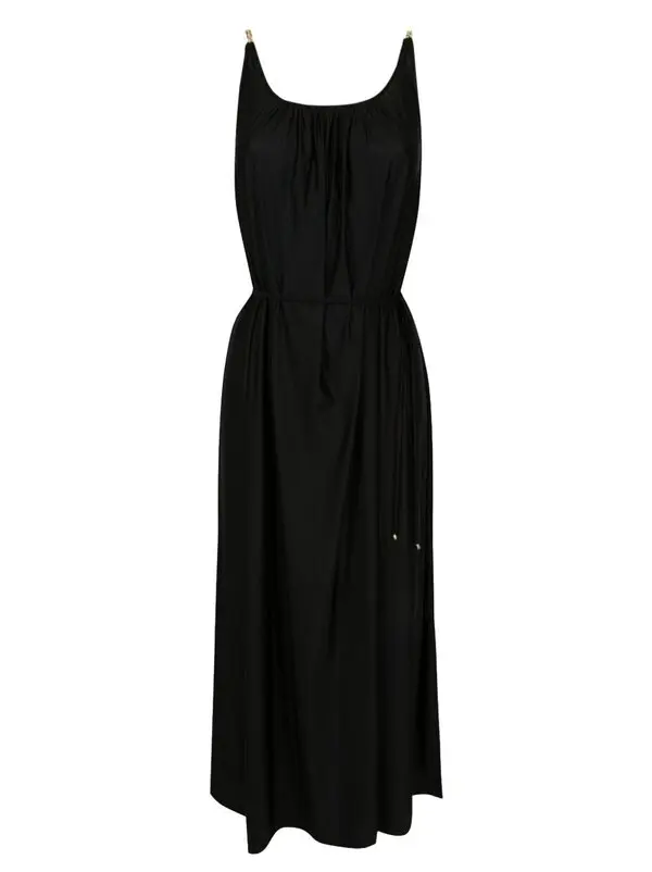 LENNY NIEMEYER Chain-link Ruched Dress - Black