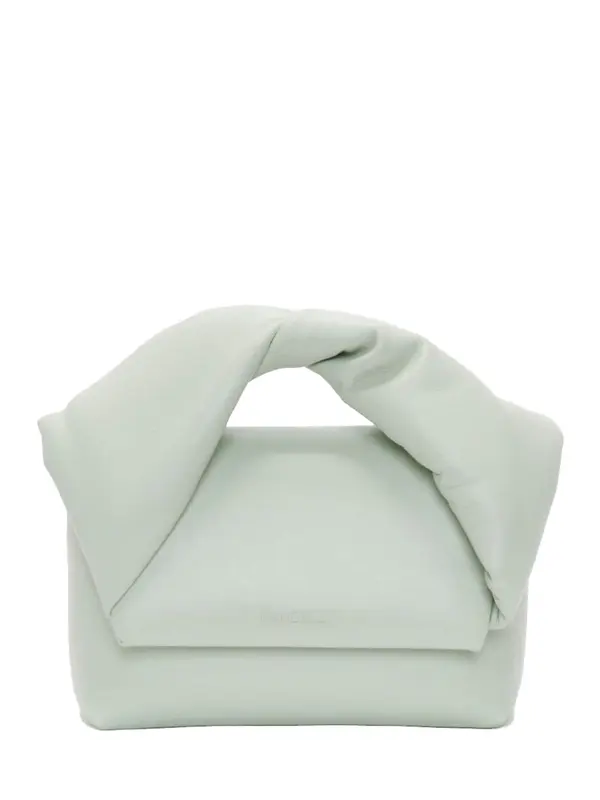 JW Anderson Small Twister Leather Shoulder Bag - Green