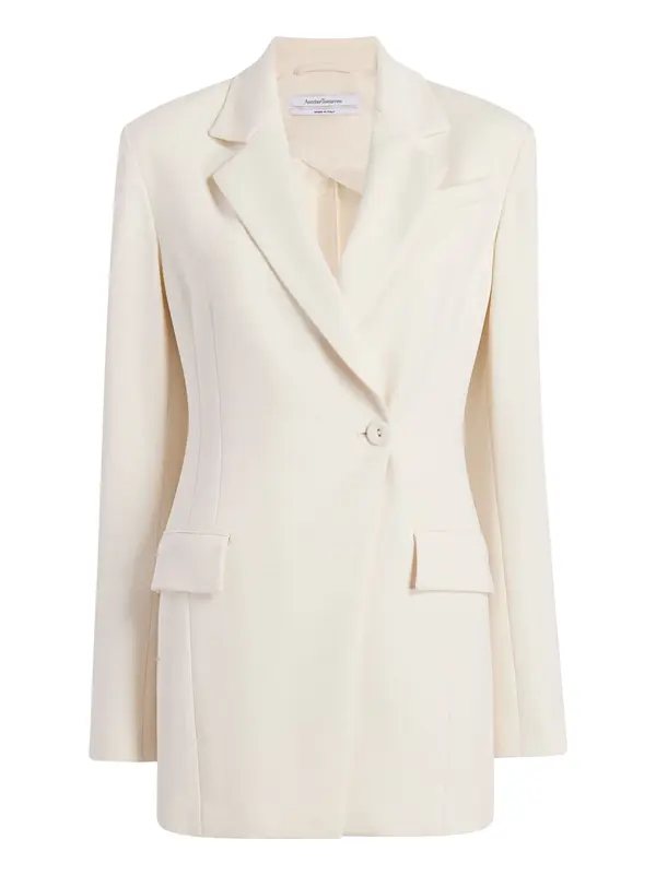 Another Tomorrow Everyday Jersey Blazer - Neutrals
