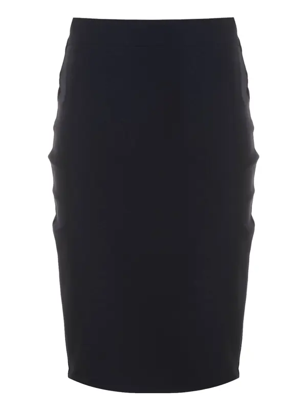 GLORIA COELHO High-waisted Midi Skirt - Blue