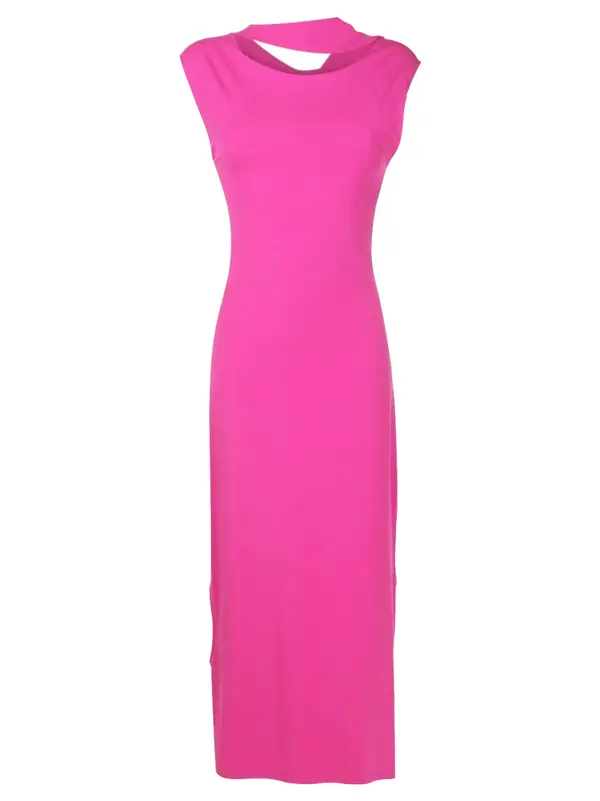 GLORIA COELHO Cut-out Maxi Dress - Pink