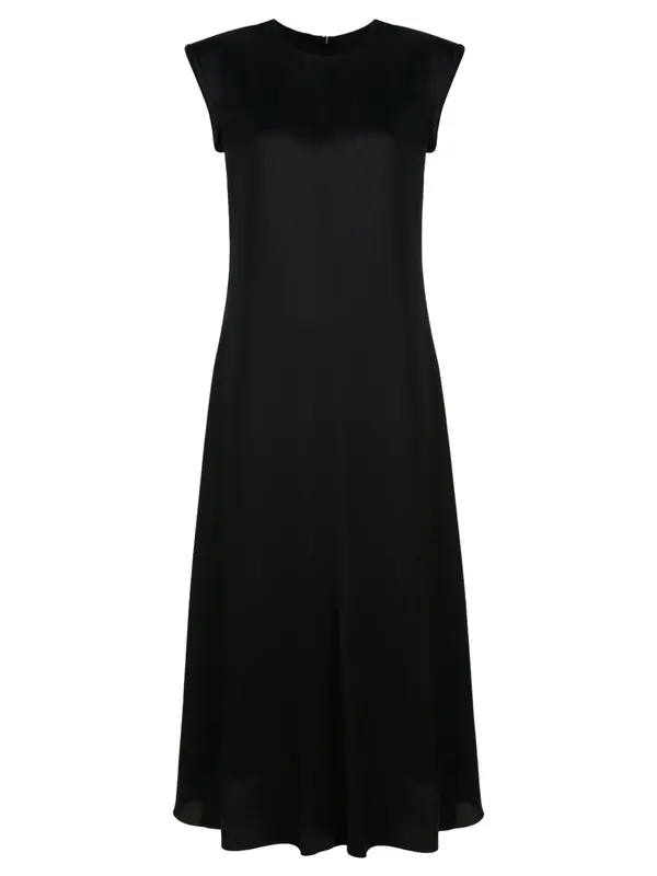GLORIA COELHO A-line Maxi Dress - Black