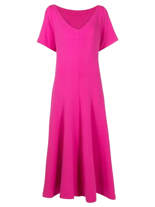 GLORIA COELHO Supreme Midi Dress - Pink