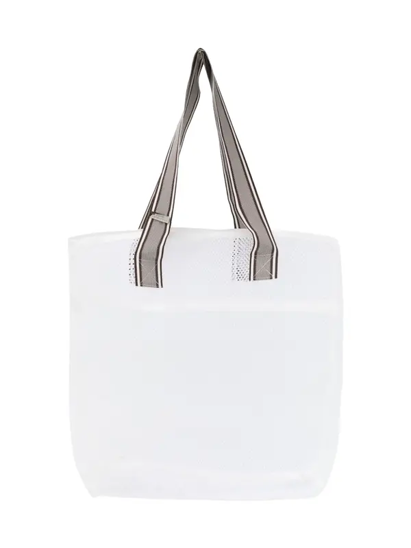 STUDIO CHOFAKIAN Mesh Tote - White