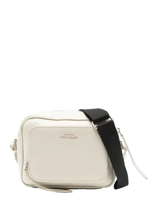 STUDIO CHOFAKIAN Champs Elysees Leather Crossbody Bag - Neutrals