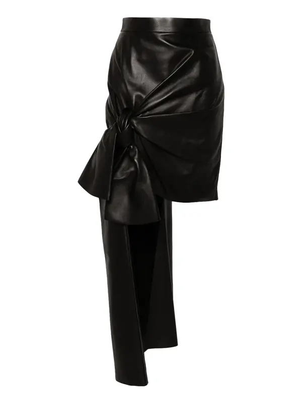 Alexander McQueen Draped Mini Skirt - Black