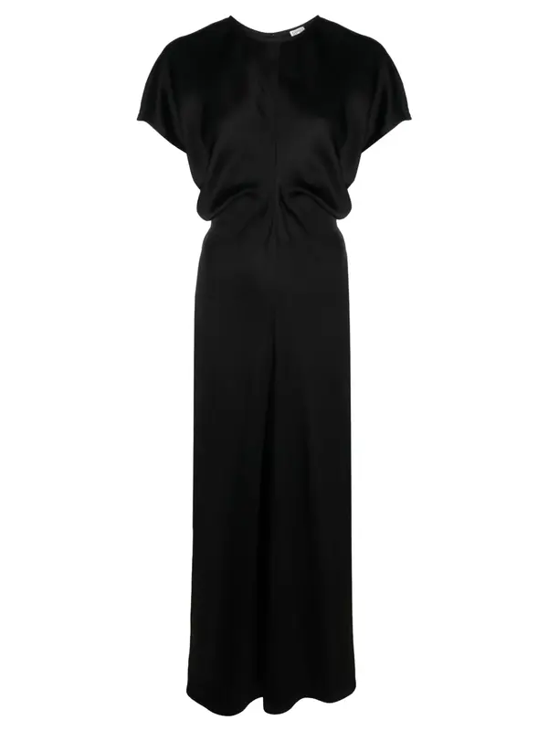 TOTÊME Slouch Waist Maxi Dress - Black